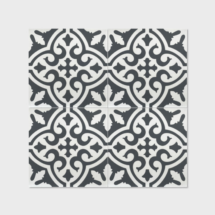 Kenthurst Black Encaustic Tile 300x300 | My Tile Market