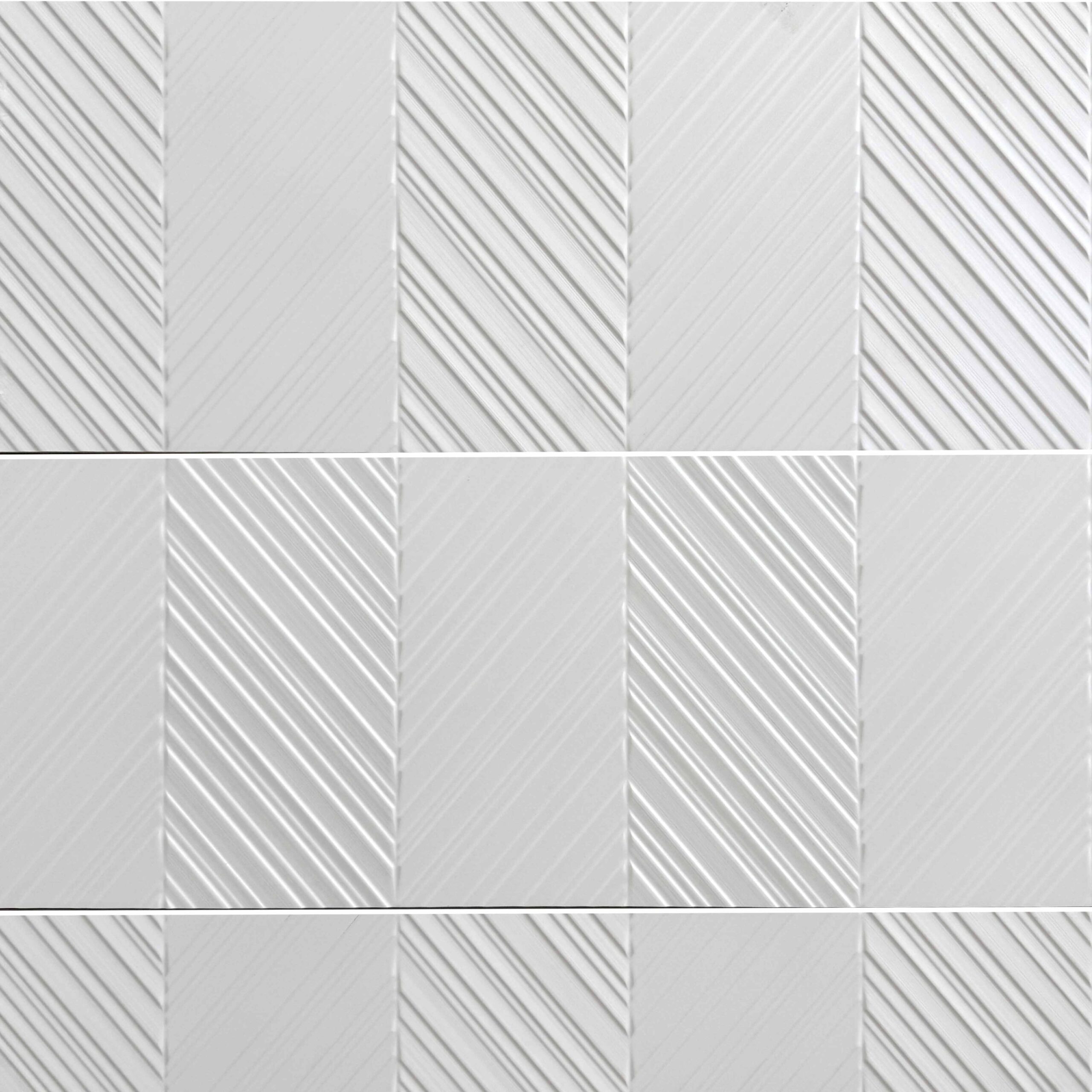 Look Glaciar Decor White Tile Matt 300x900 (Spanish) | My Tile Market