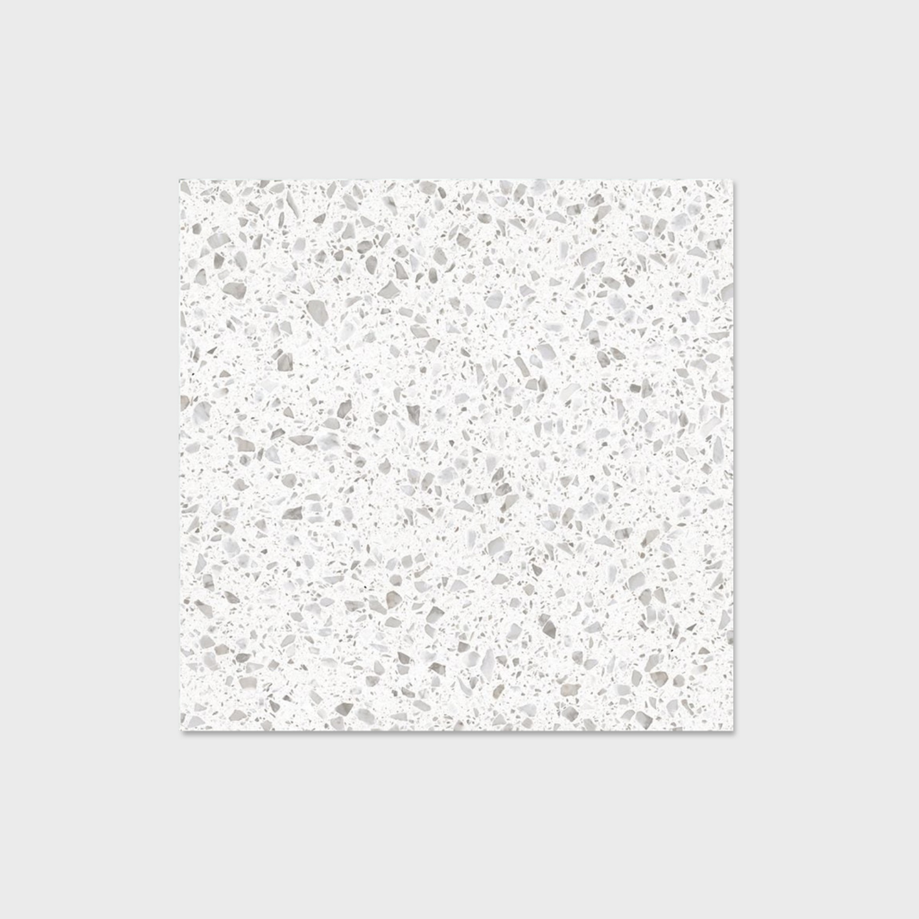 Terrazzo Stone White Tile Matt 300x300 | My Tile Market